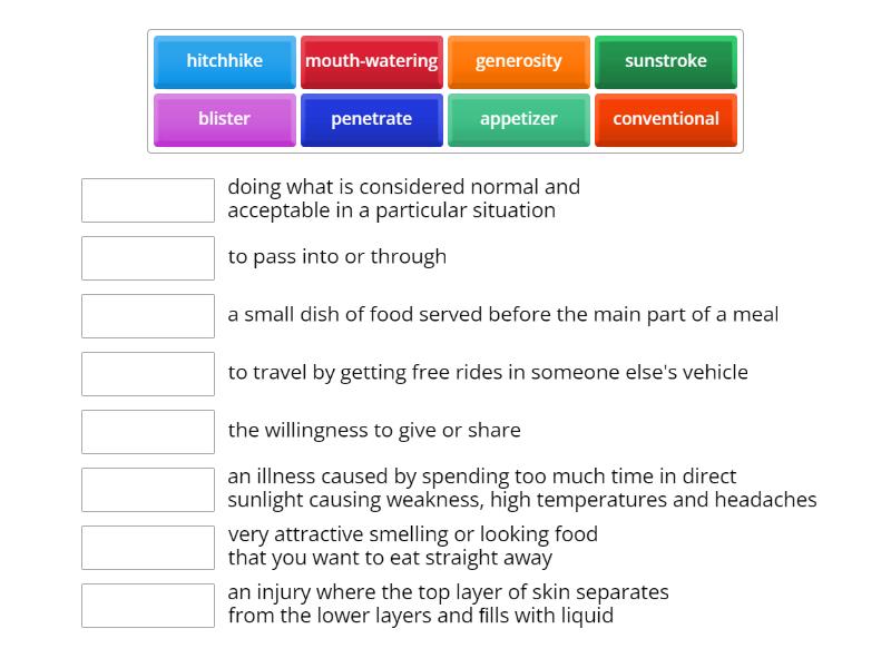 Holiday myths_vocabulary - Match up