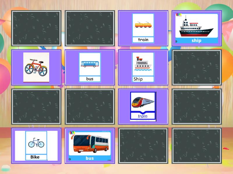 transportation - Matching pairs