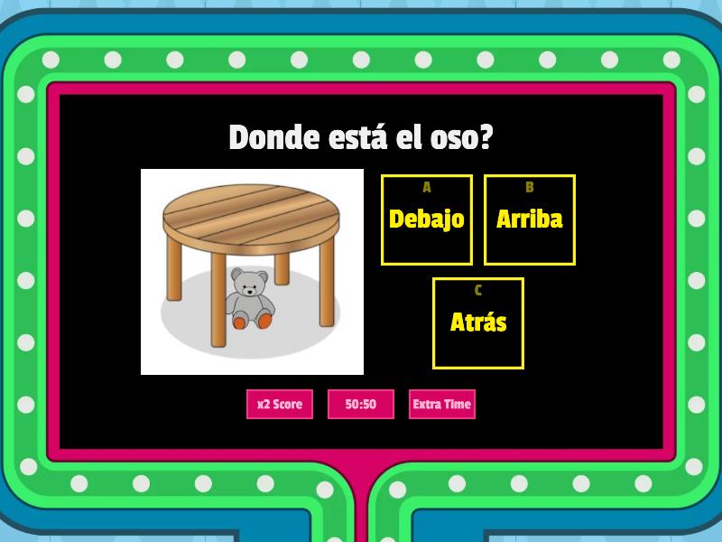 Donde está el OSO? - Gameshow quiz