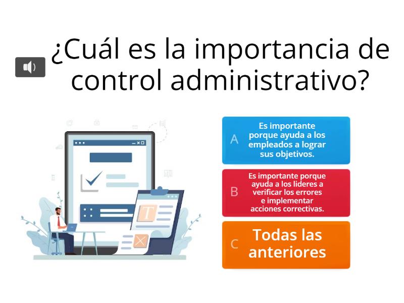 El control administrativo - Cuestionario