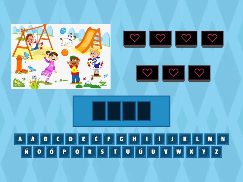 ACTION VERBS - Hangman