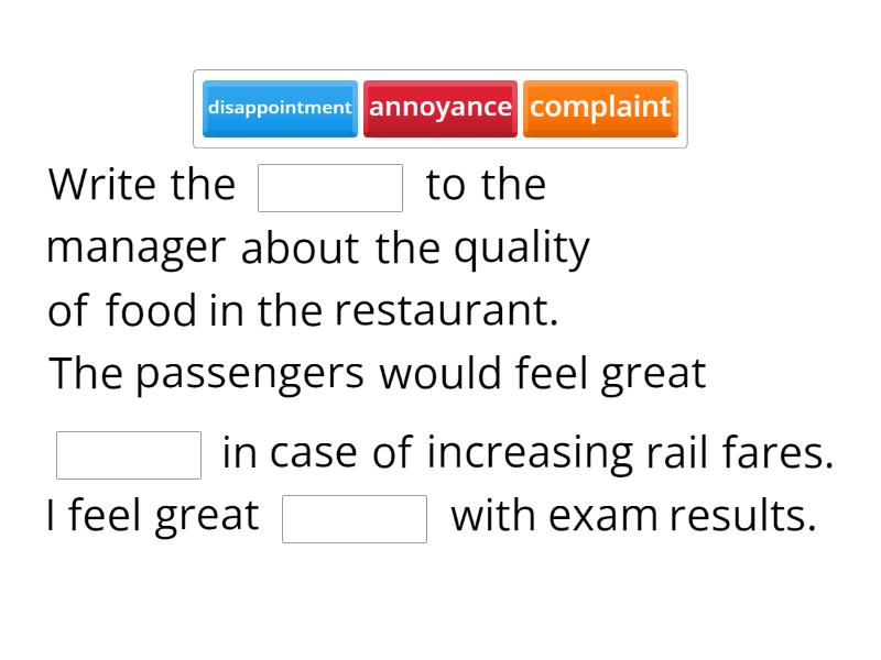 Confused words B2/2 - Complete the sentence