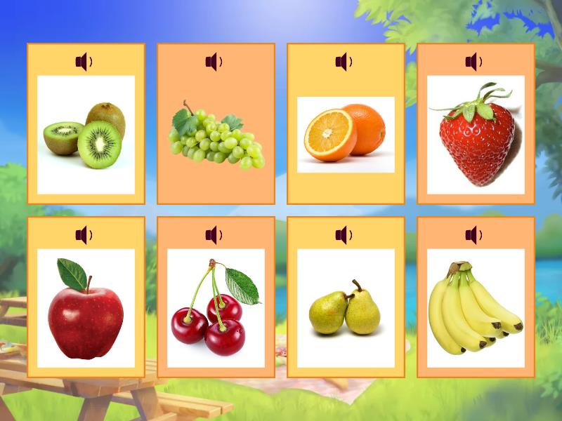 Fruit - Flip tiles