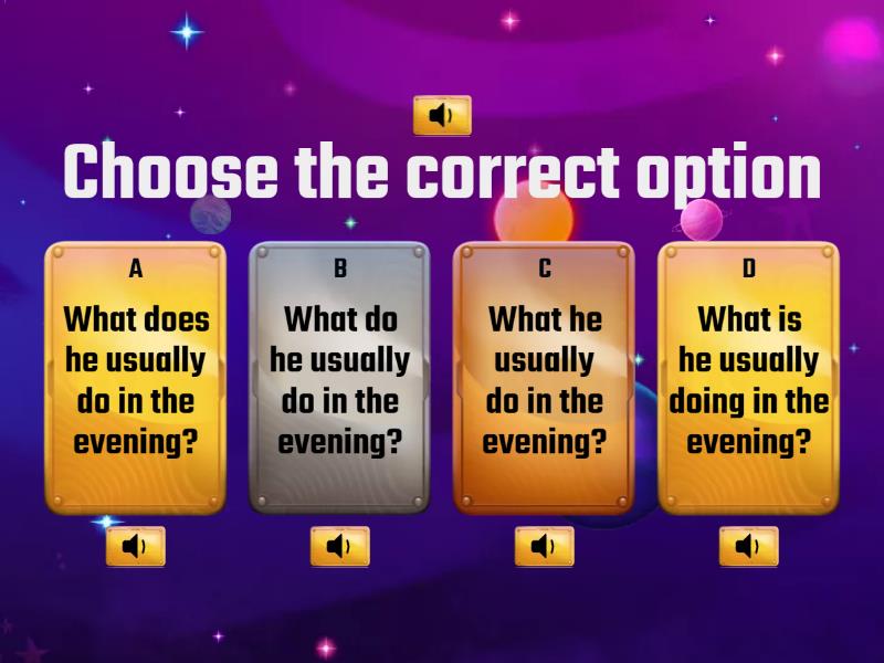 Present Simple And Present Continuous Quiz