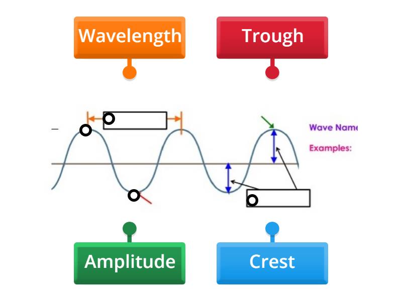 parts of a wave basics - Labelled diagram