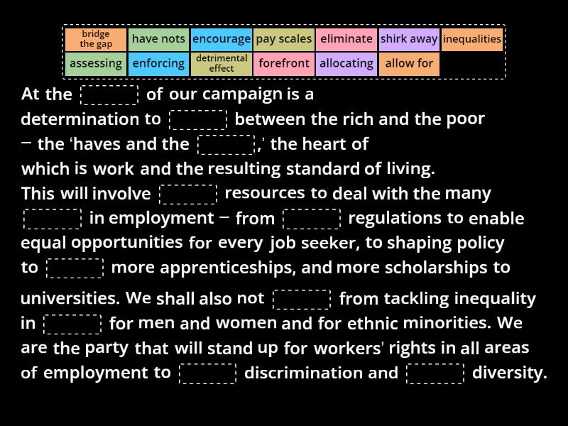 SpeakOut Unit 3 - Missing word