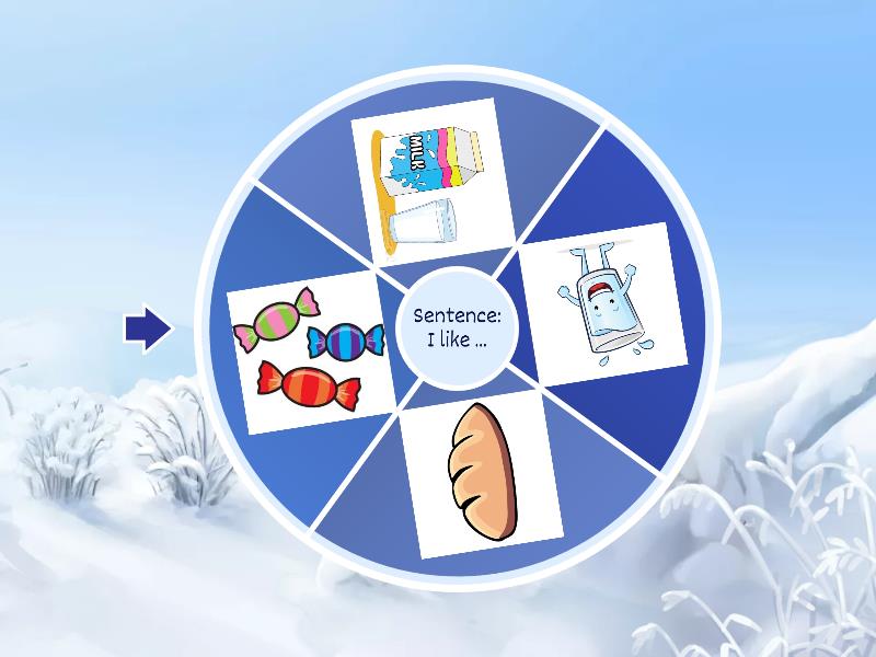 Review sentence - Spin the wheel