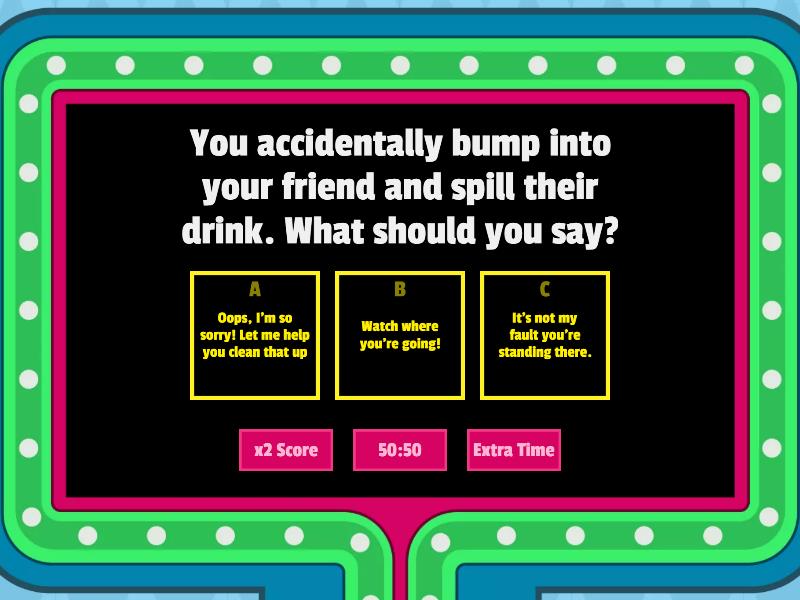 Use/Respond appropriately to polite expressions: greetings, leave takings, expressing gratitude ...