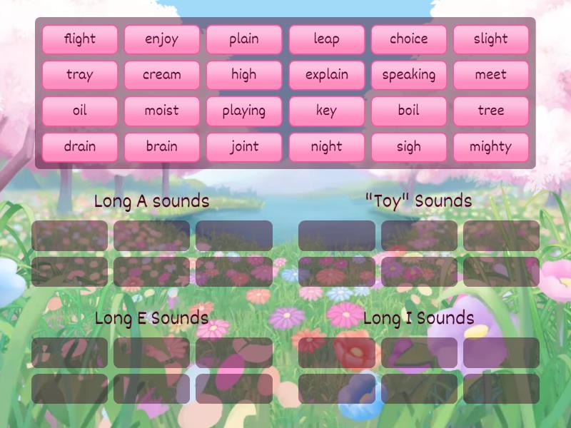 Vowel Team Sort - Group sort