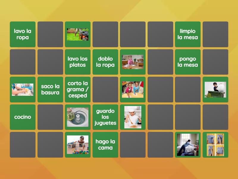 Los Quehaceres - Matching pairs