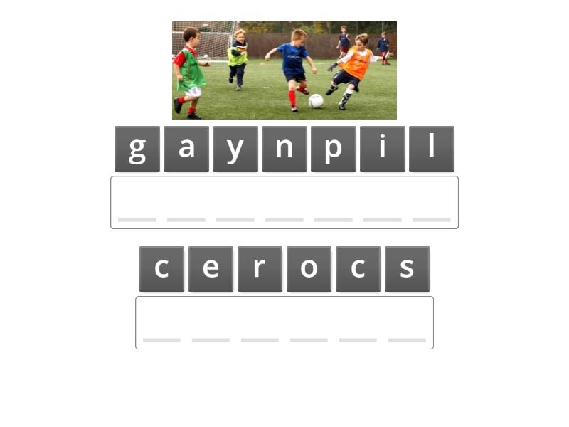 Spotlight 3 module 7 Unit 14a In the park - Anagram