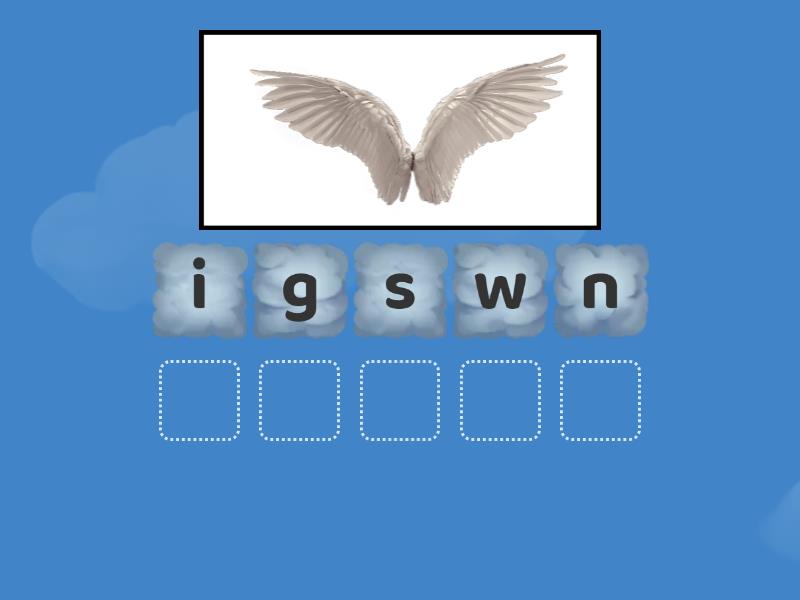 Beehive 1. Unit 5. Animal's body parts - no audio - Anagram