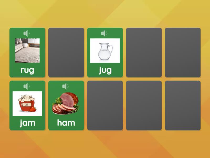 Phase 1 - Aspect 4 - Matching Pictures Game 2 - Matching pairs