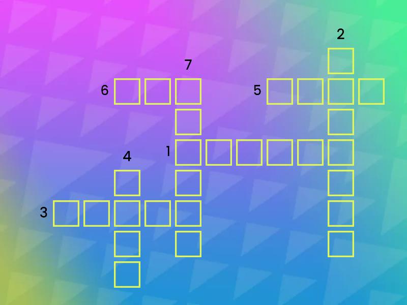 E1_materials - Crossword