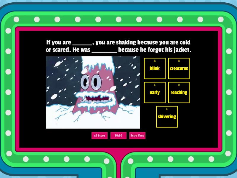 HMH G1 Module 5 week 3 vocabulary - Gameshow quiz