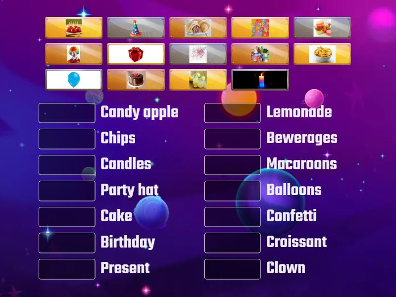 celebration - Match up