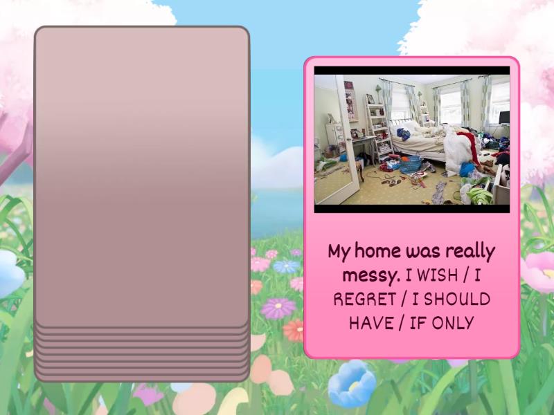 Regrets. I WISH / I REGRET / I SHOULD HAVE / IF ONLY - Speaking cards