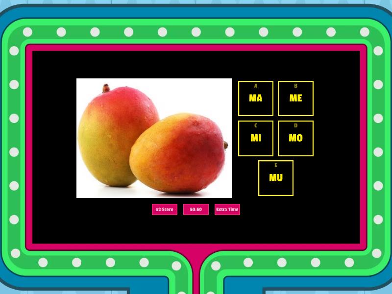 SILABAS COM M - Gameshow quiz