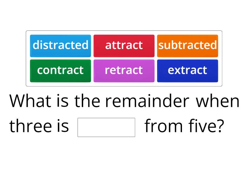 tract - Complete the sentence