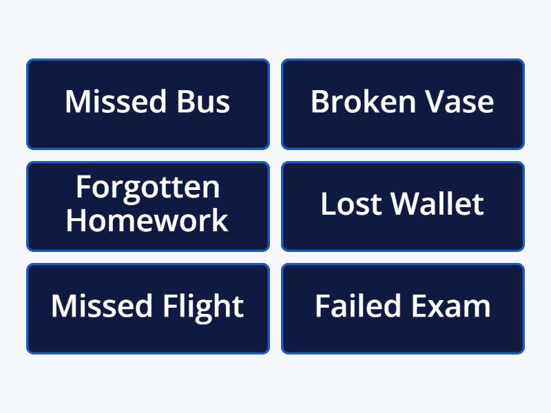 Past Modals Scenarios 1 - Flip tiles