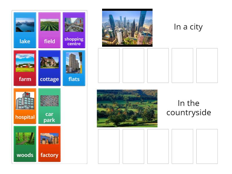 City and countryside (HA) - Group sort
