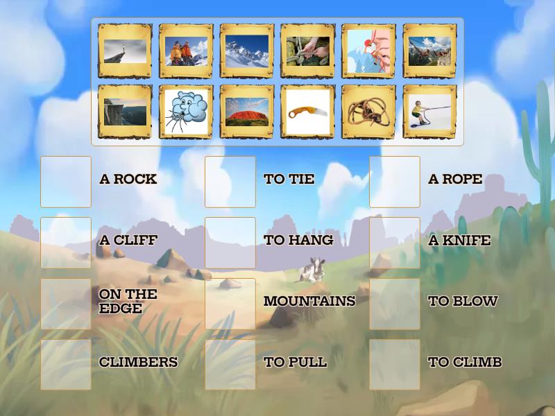 Climbing vocabulary - Match up