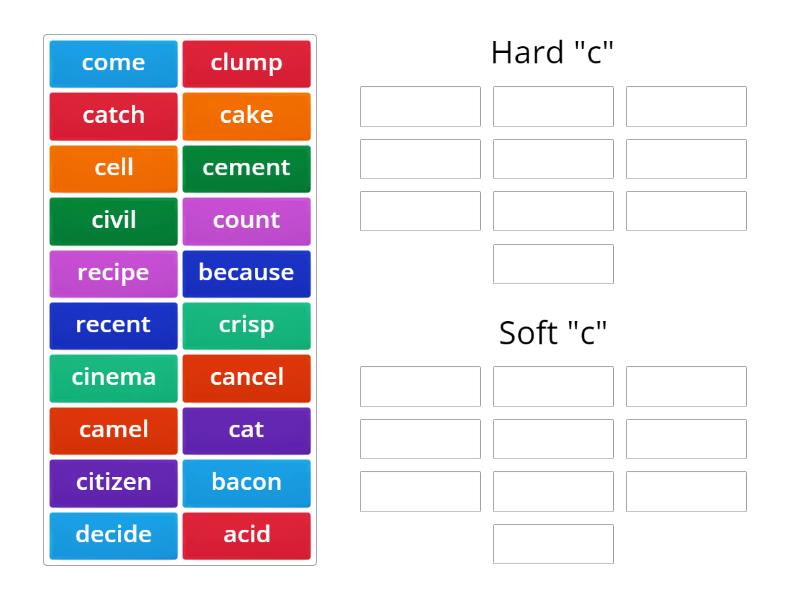 Hard and soft c - Group sort