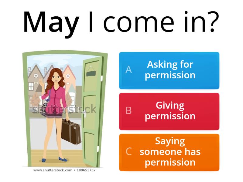 Modals for permission - Quiz