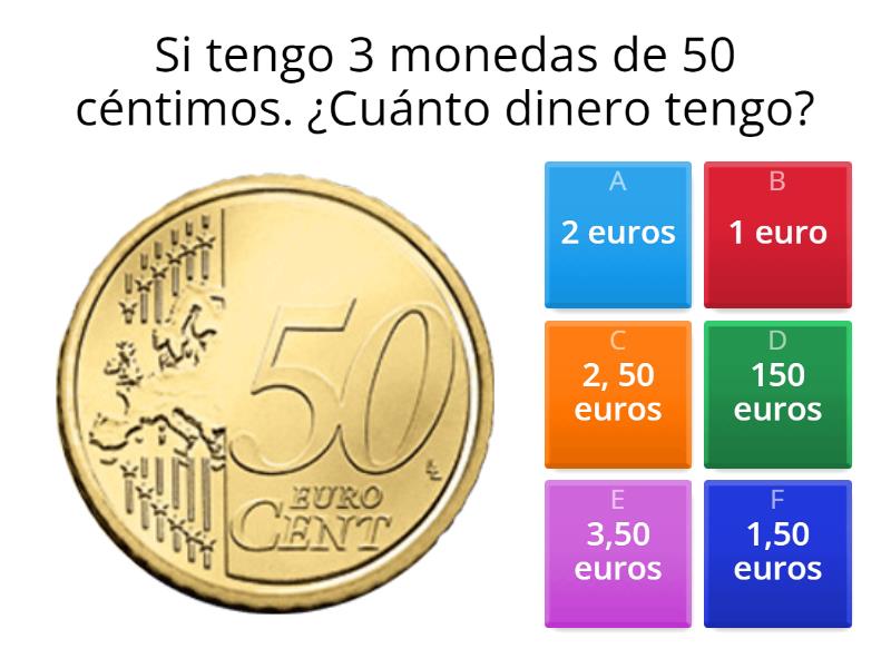 MONEDAS Y BILLETES DE EUROS - Quiz