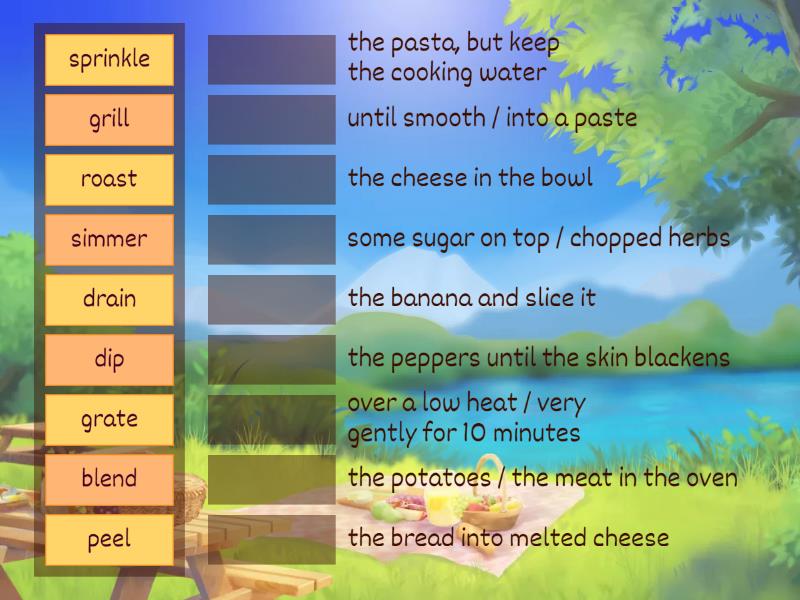 Food for thought - Match up