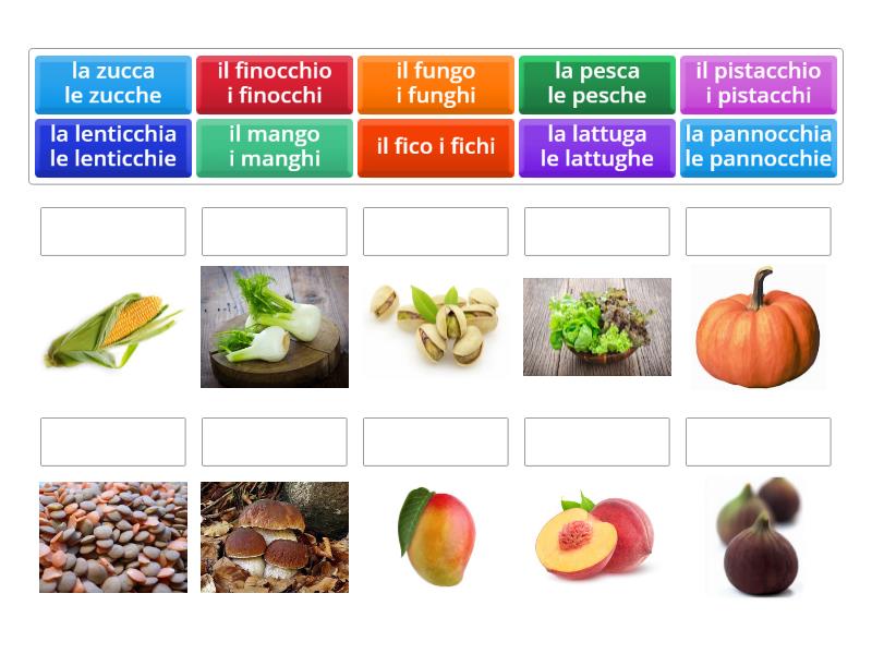 Frutta e verdura 3 - Match up