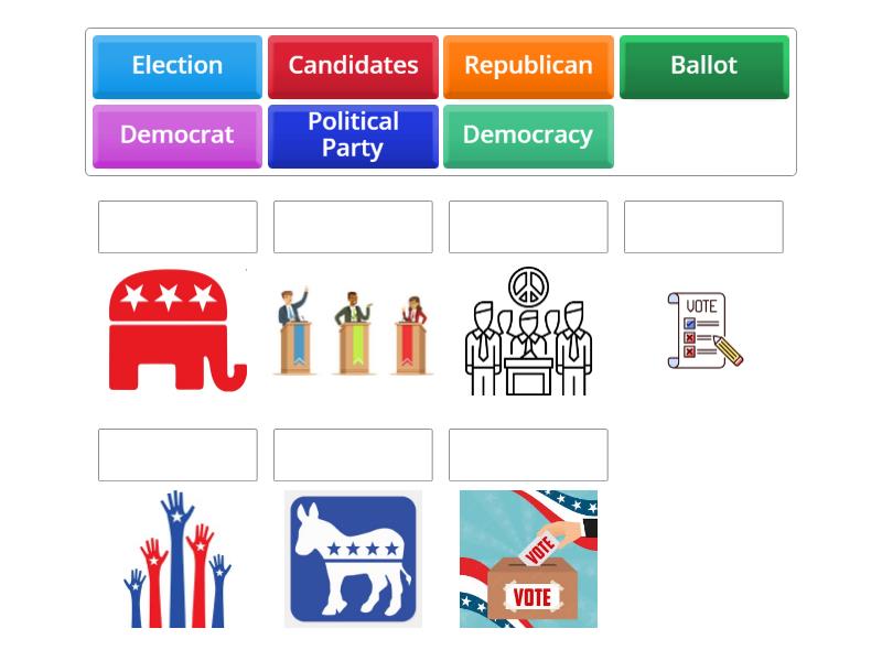 Election Vocabulary - Match up