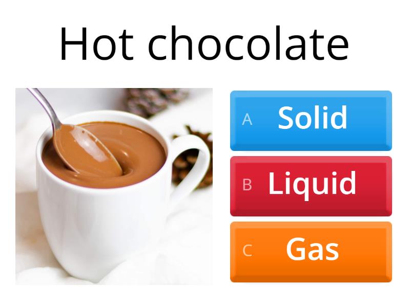 Solid, liquid or gas? - Quiz