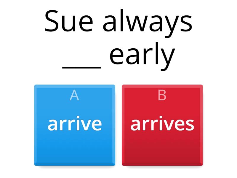 present simple hw 1 - Quiz