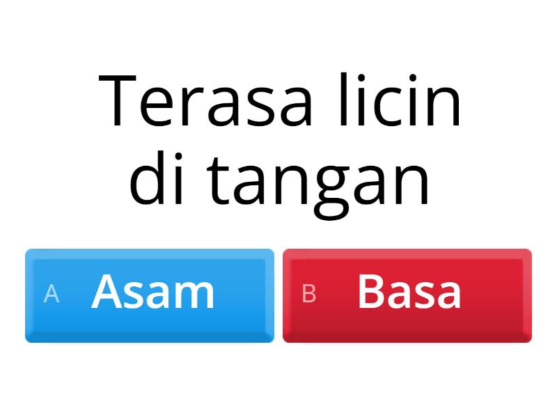 Asam basa - Quiz