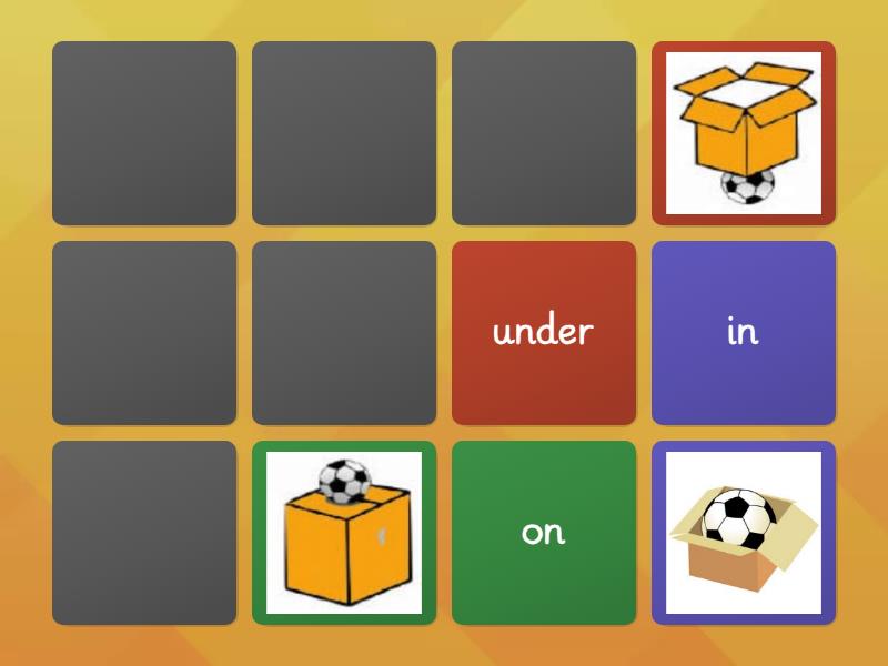 P1 Prepositions of place - Parejas