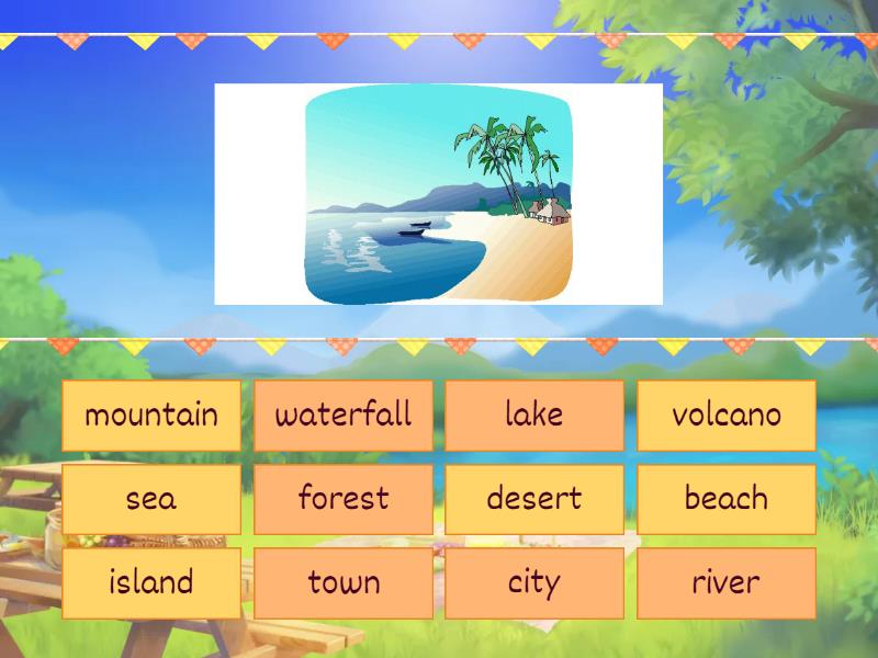 Go Getter 2. L 4.1 Geographical features - Find the match