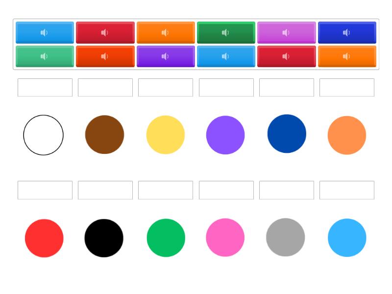 A1. Clase 1. Los colores - Match up