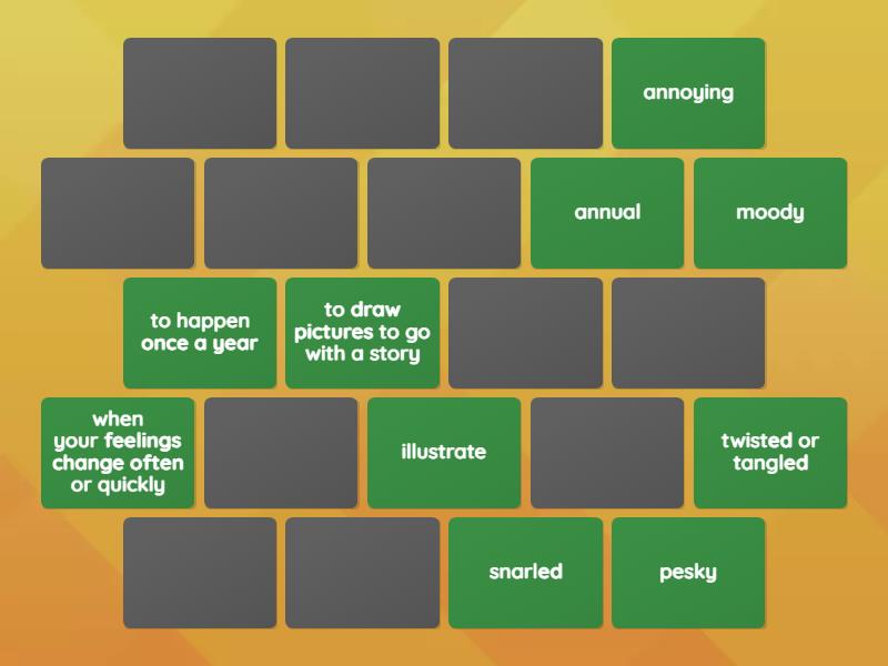 Judy Moody Mood Martian & Stink and the Freaky Frog - Matching pairs