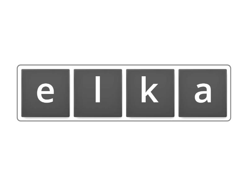 kelime bulmaca - Anagram