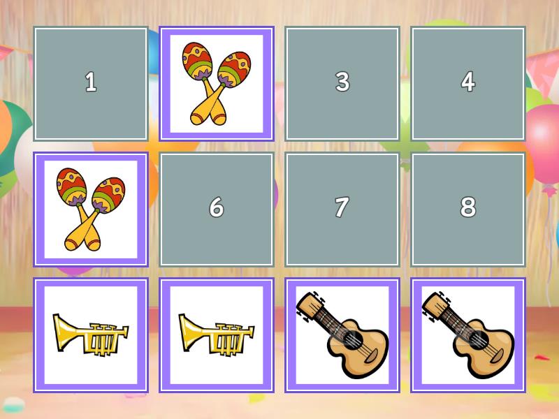 Musical Instruments - Matching pairs