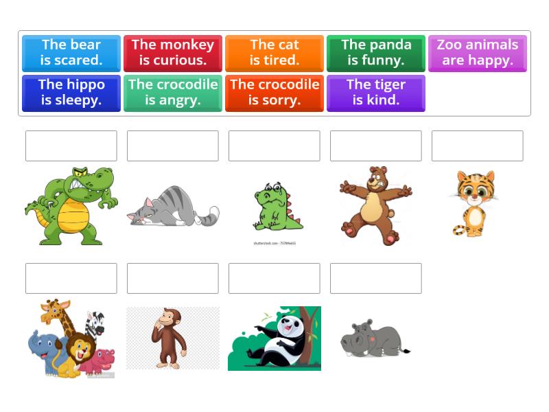 Lesson 17. How do they feel? - Match up
