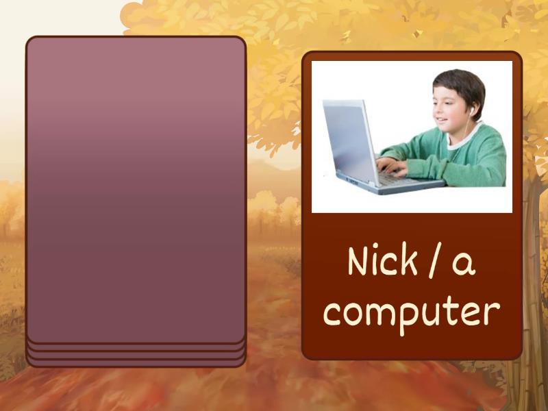 Have/has got - Speaking cards