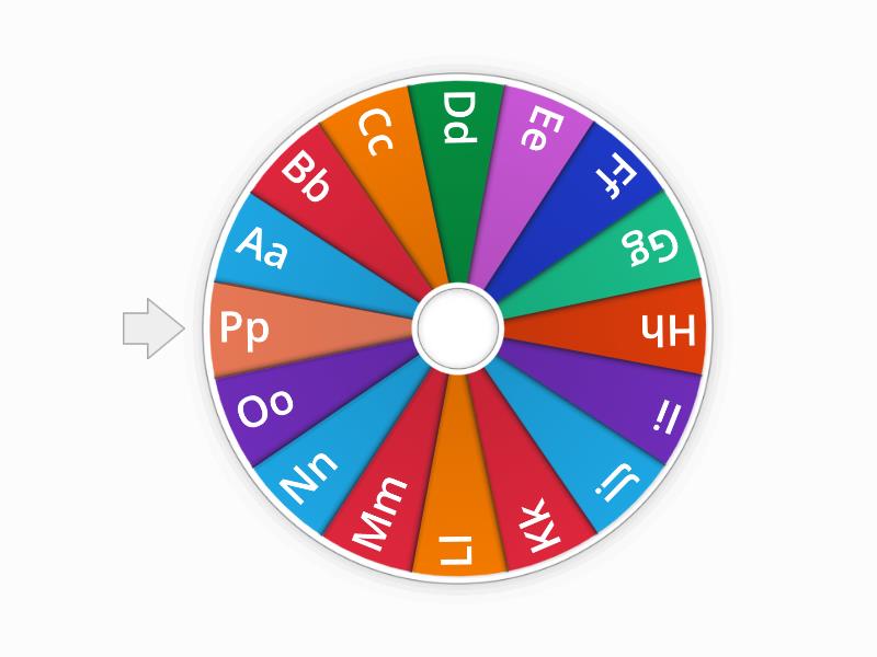 Alphabet - Random wheel