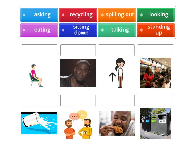Verbs-part 1- Unit 1 - Match up