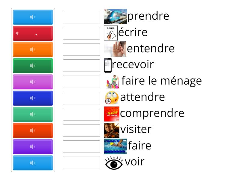 le passé composé audio - Une las parejas