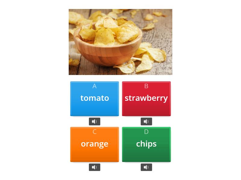 Roadmap A1 unit 5C food voc - Quiz