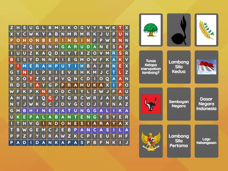 TEKA TEKI SILANG - Wordsearch