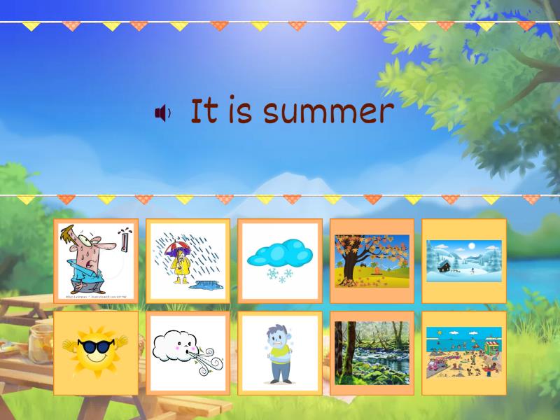 weather/seasons - Find the match