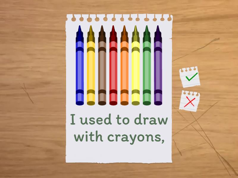 USED TO - Flash cards